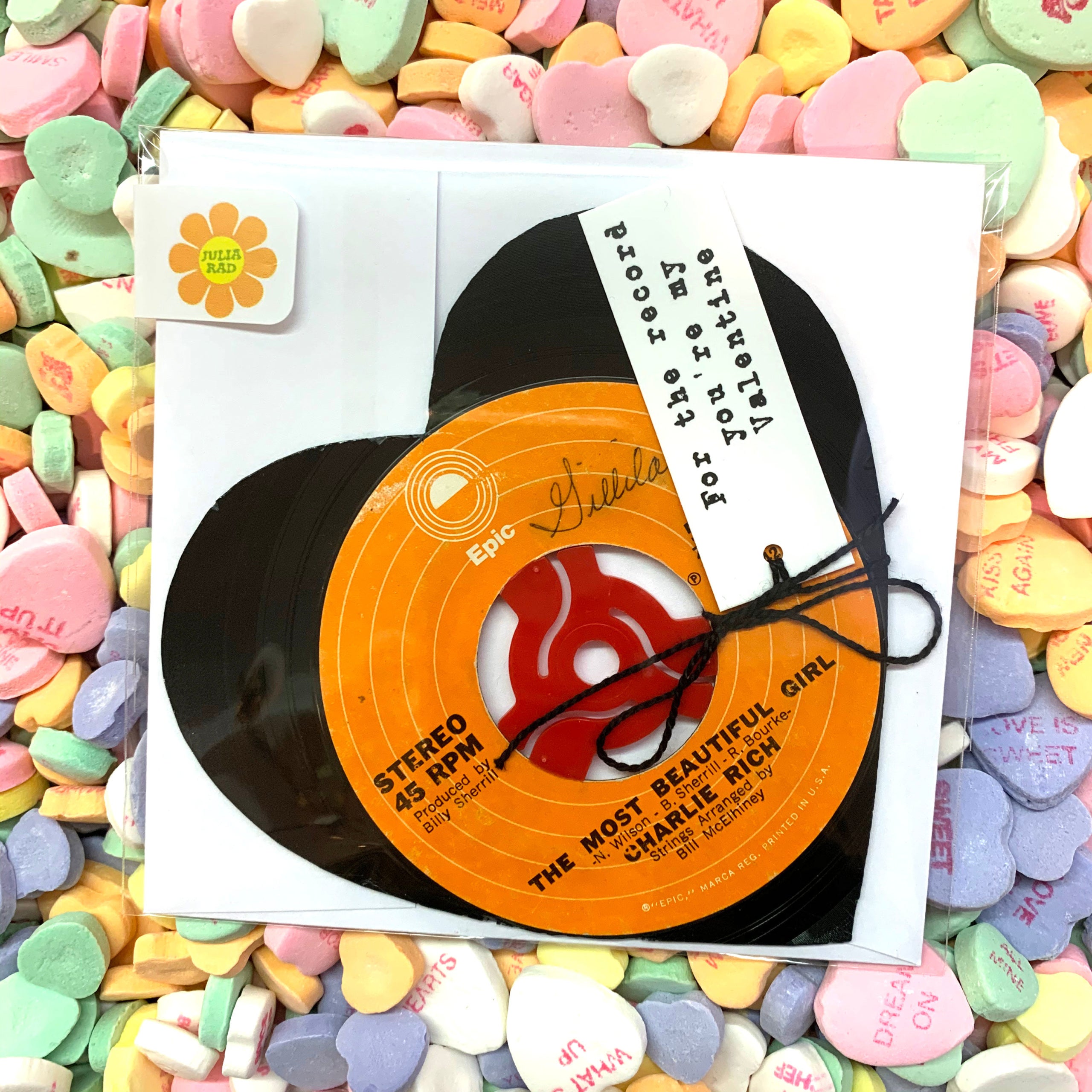Vinyl Record Card By Julia Rad | Cinda Lou Shop